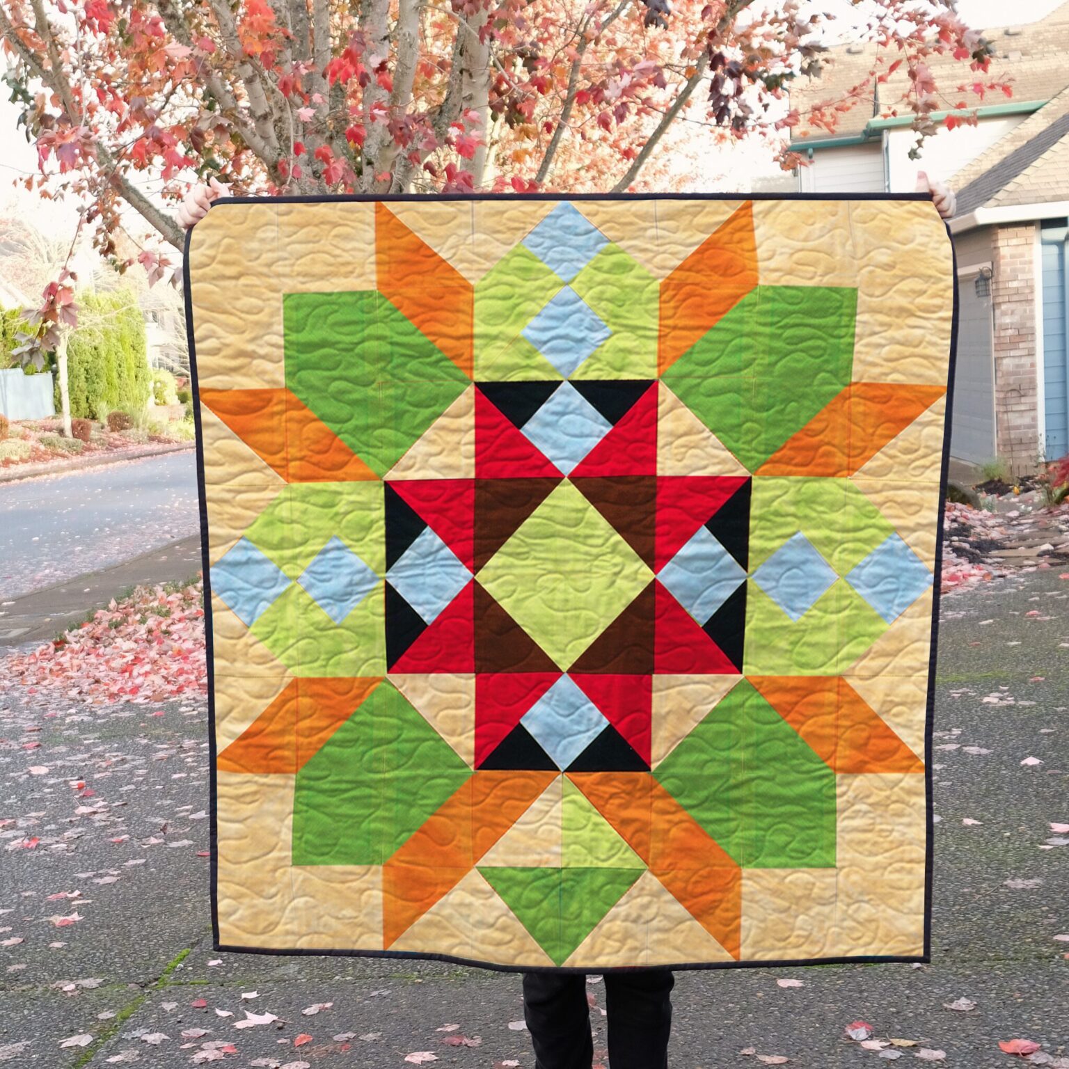Autumn Splendor Quilt Pattern - Sarah Quilt