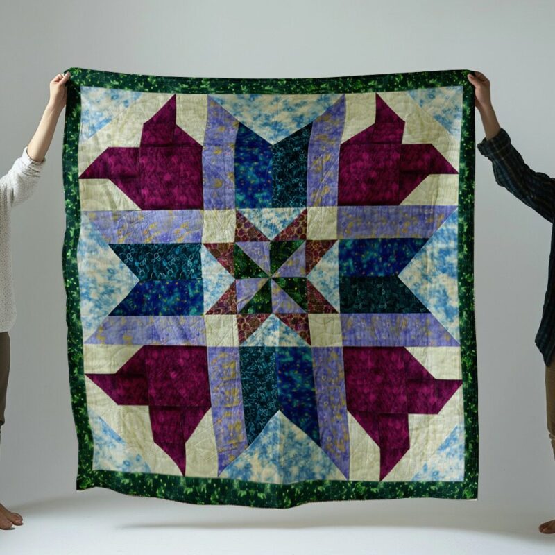 Blooming Stars Quilt Pattern - Sarah Quilt