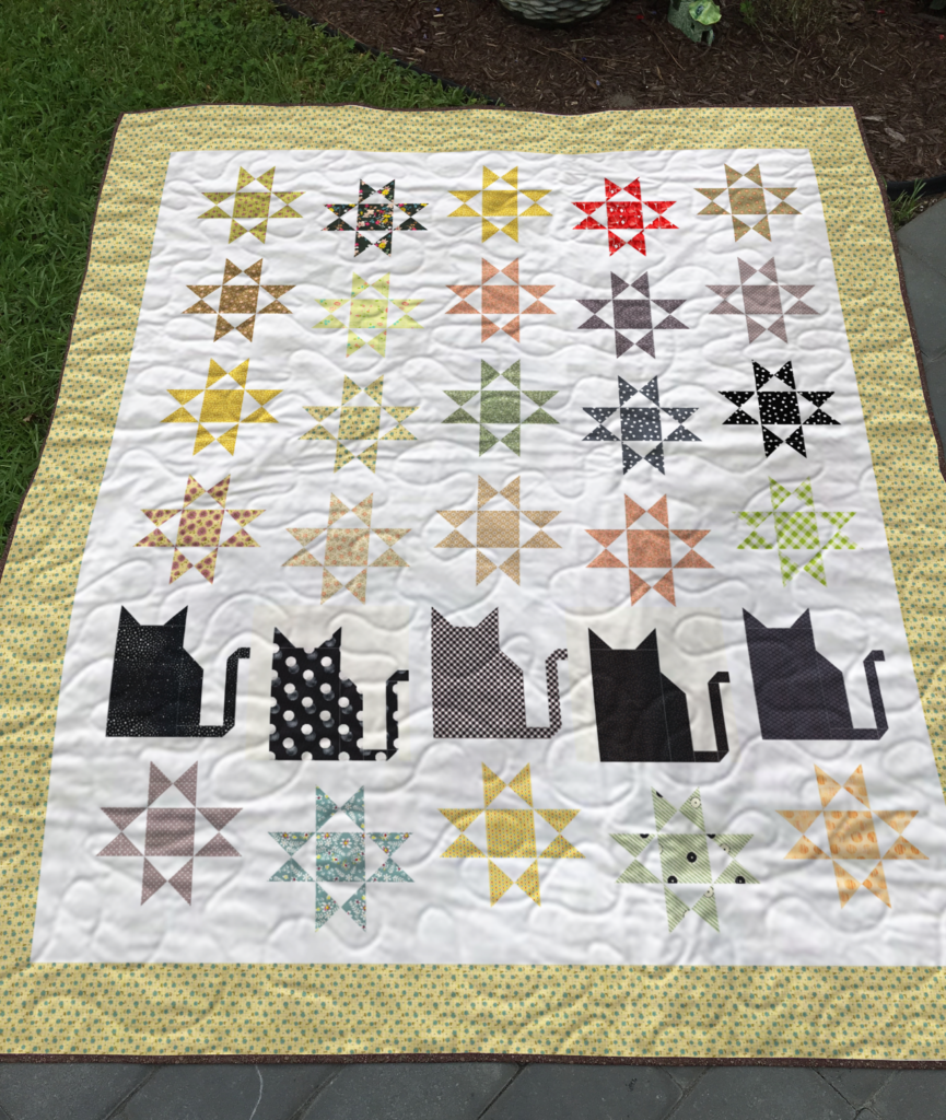 Starry Cats Quilt Pattern - Sarah Quilt