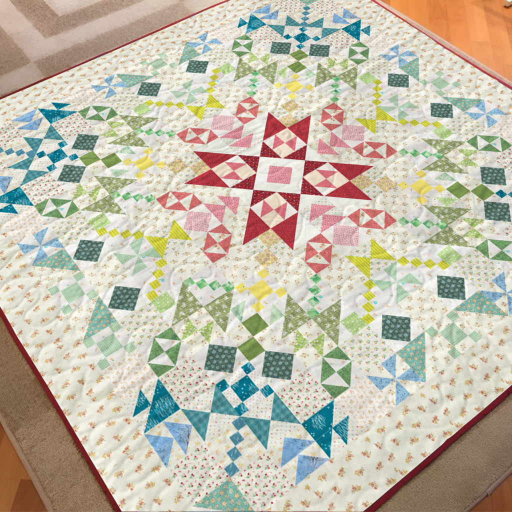 Radiant Starburst Quilt Pattern - Sarah Quilt