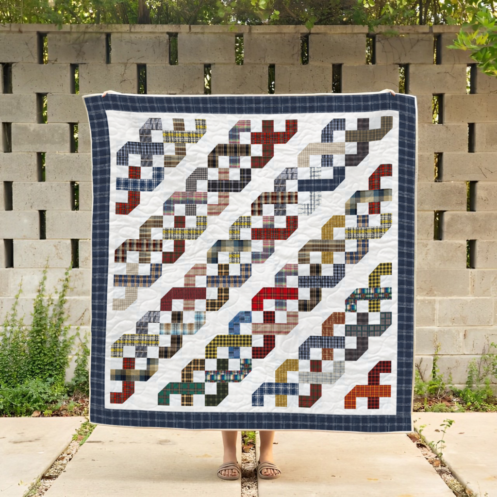 Plaid Links Quilt Pattern - Sarah Quilt