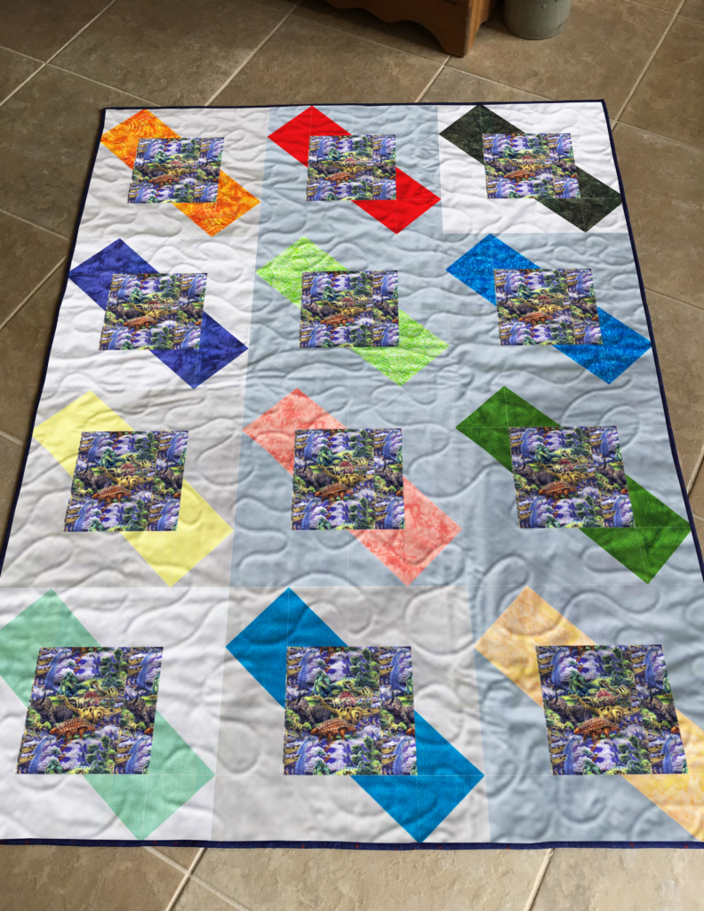 Rainbow Reflections Quilt Pattern - Sarah Quilt