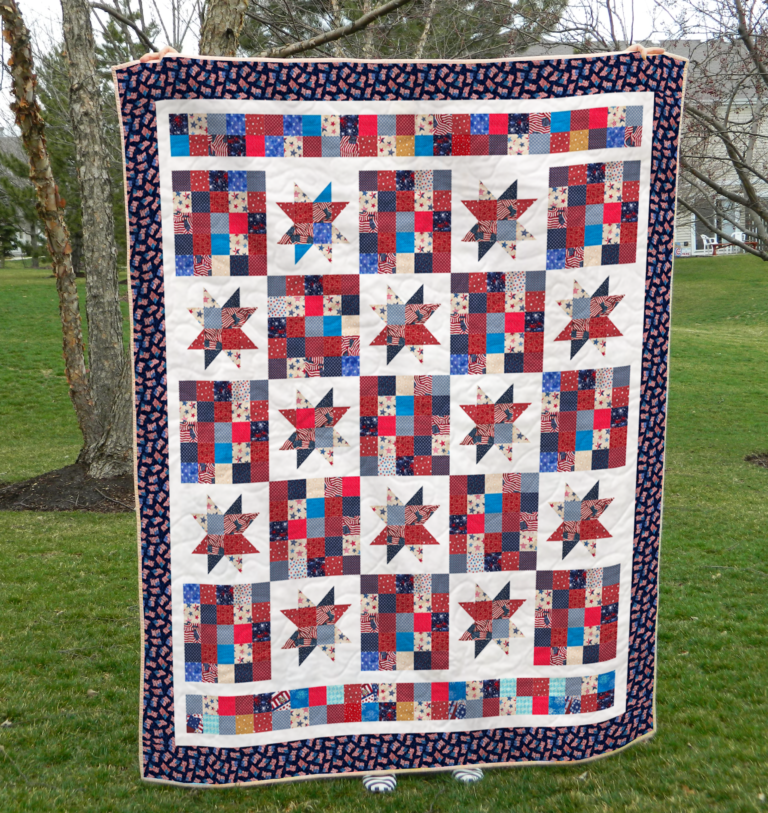 Star-Spangled Stitches Quilt Pattern - Sarah Quilt